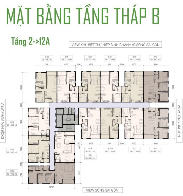 Căn hộ Opal Riverside Thủ Đức I Bảng Giá Chính Thức I